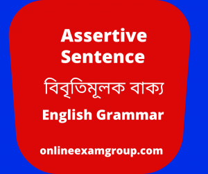 Assertive Sentence || Statement Sentence || English Grammar ...