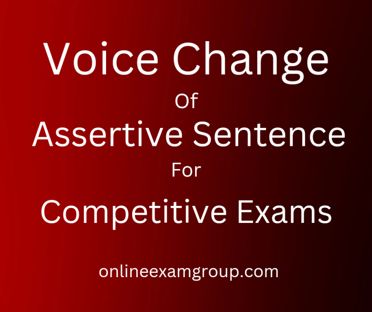 Voice Change Of Assertive Sentence Examples With Answer For voice-change-of-assertive-sentence-examples-with-answer-for